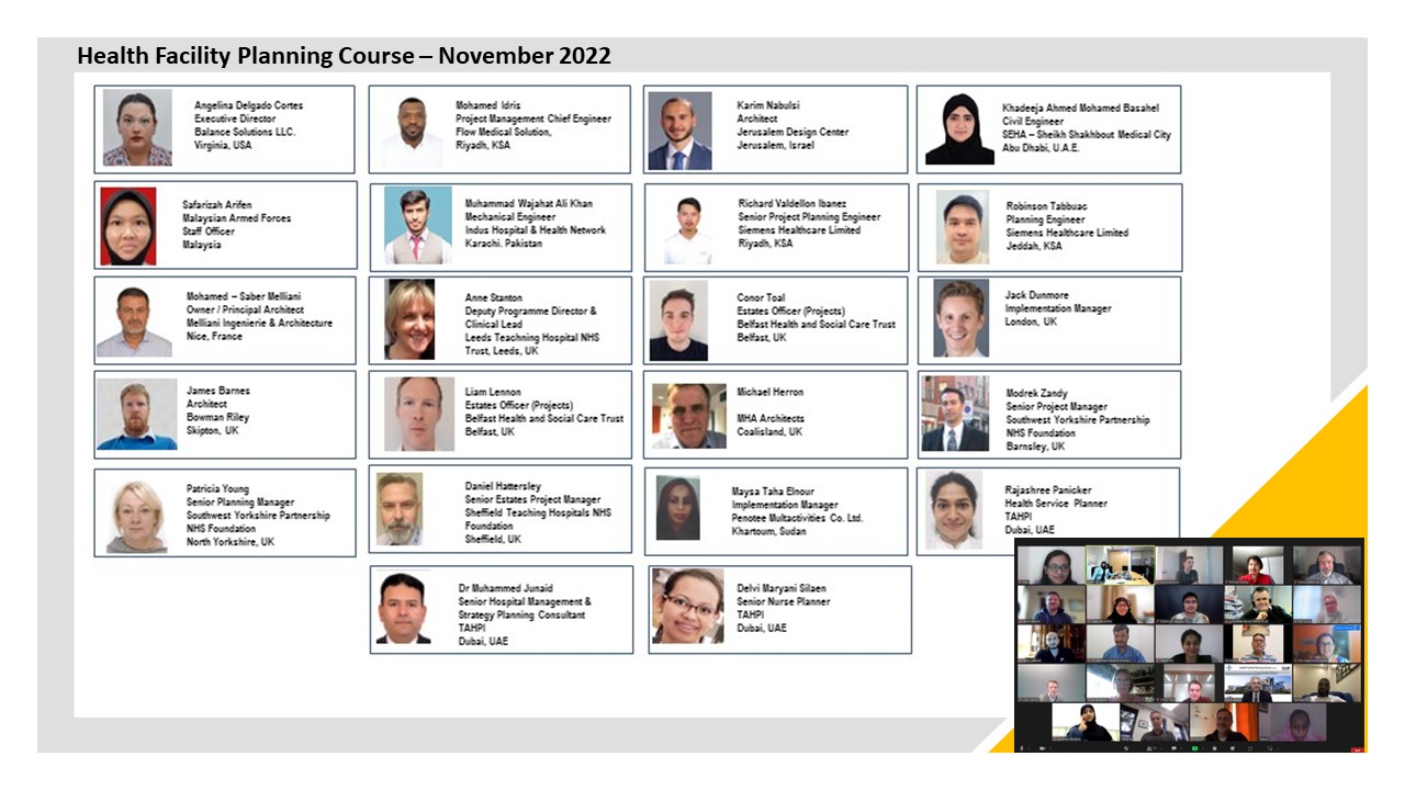 TAHPI | Health Facility Planning Course